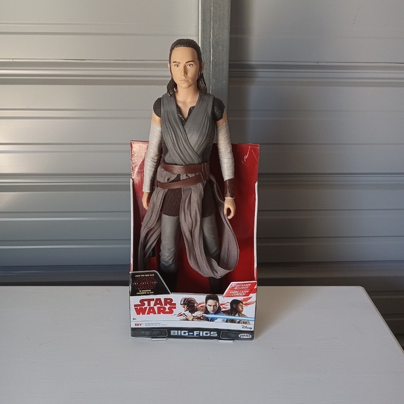 Star Wars | Toys | Star Wars Big Fig The Last Jedi Rey Action Figure 8 | Poshmark